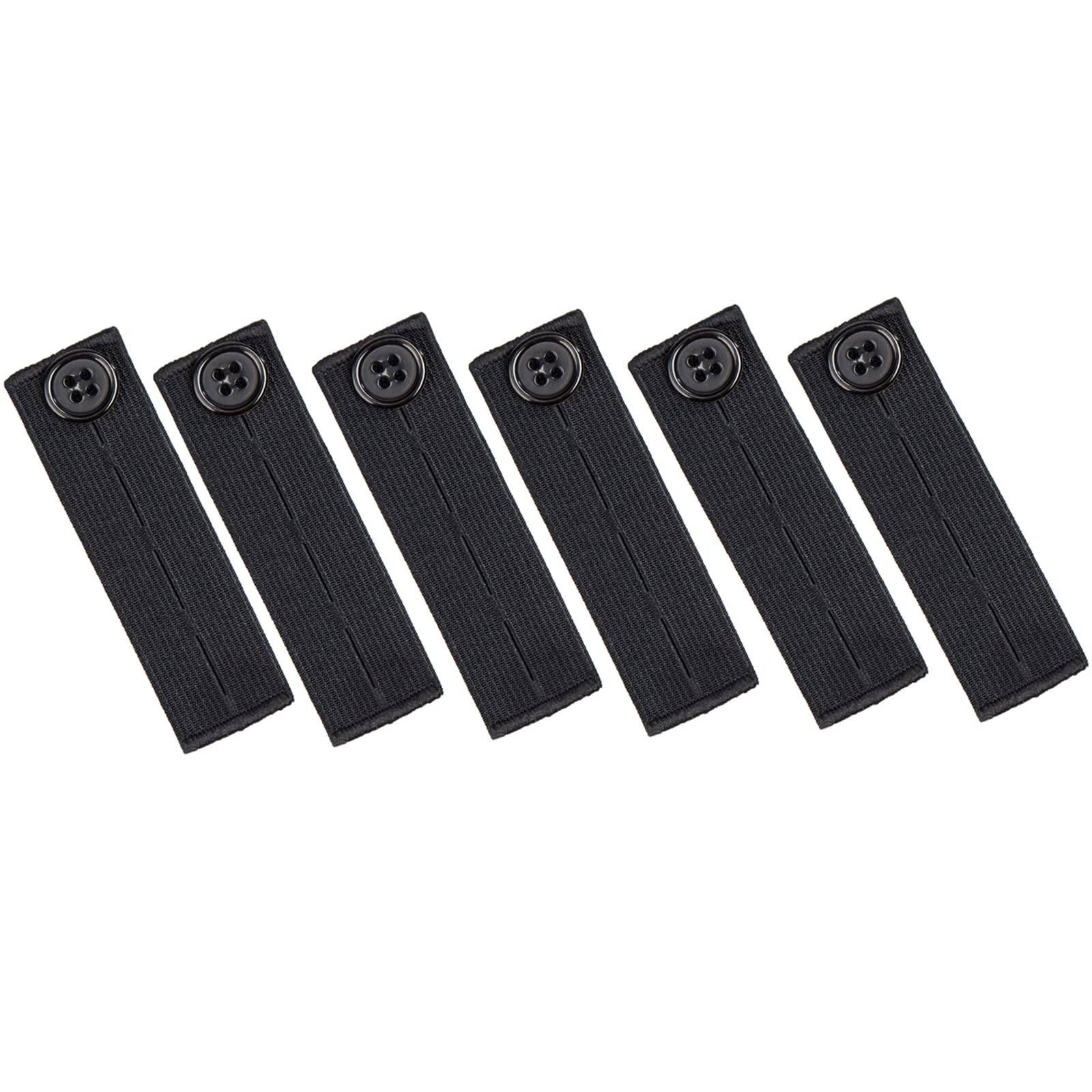 GYGYL 6 Pcs Elastic Waist Extenders, Button Extender, Adjustable Waist ...