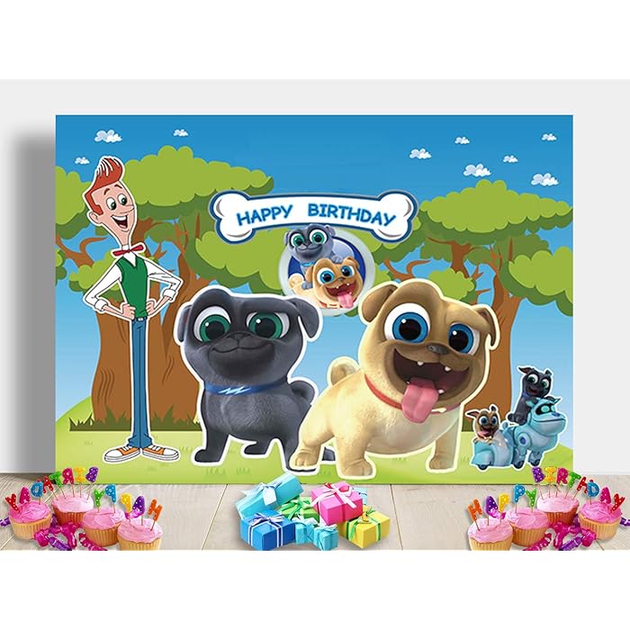 Buy GYA 5x3ft Puppy Dog Pals Birthday Party Theme Backdrop Boys Kids ...