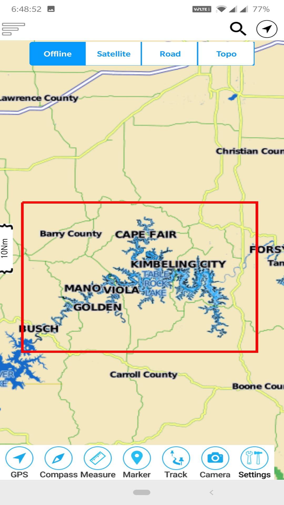 Table Rock Lake Offline GPS Fishing Charts - App on Amazon Appstore