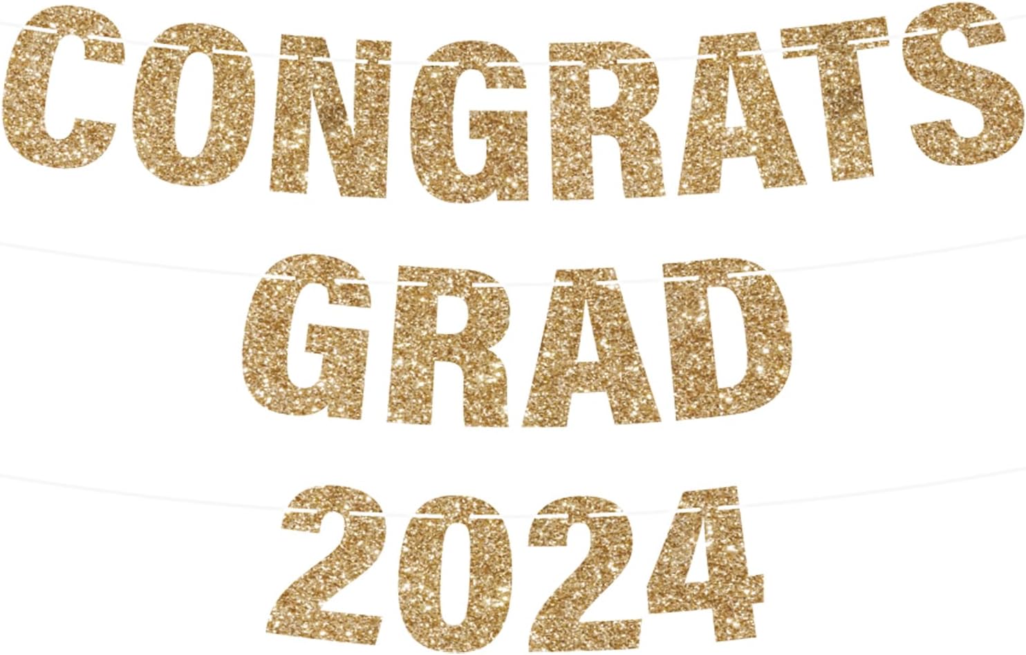Amazon.com: Congrats Grad 2024 Graduation Party Decorations Class of ...