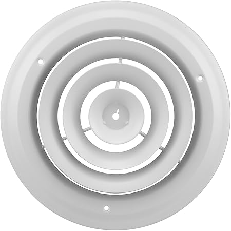 10" Round Ceiling Diffuser - Easy Air Flow - HVAC Vent Duct Cover ...