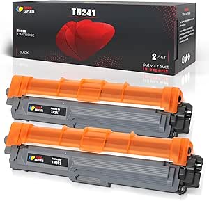 Amazon.com: TONER EXPERTE Tn 241 Tn241Bk Pack of Toner Cartridges ...