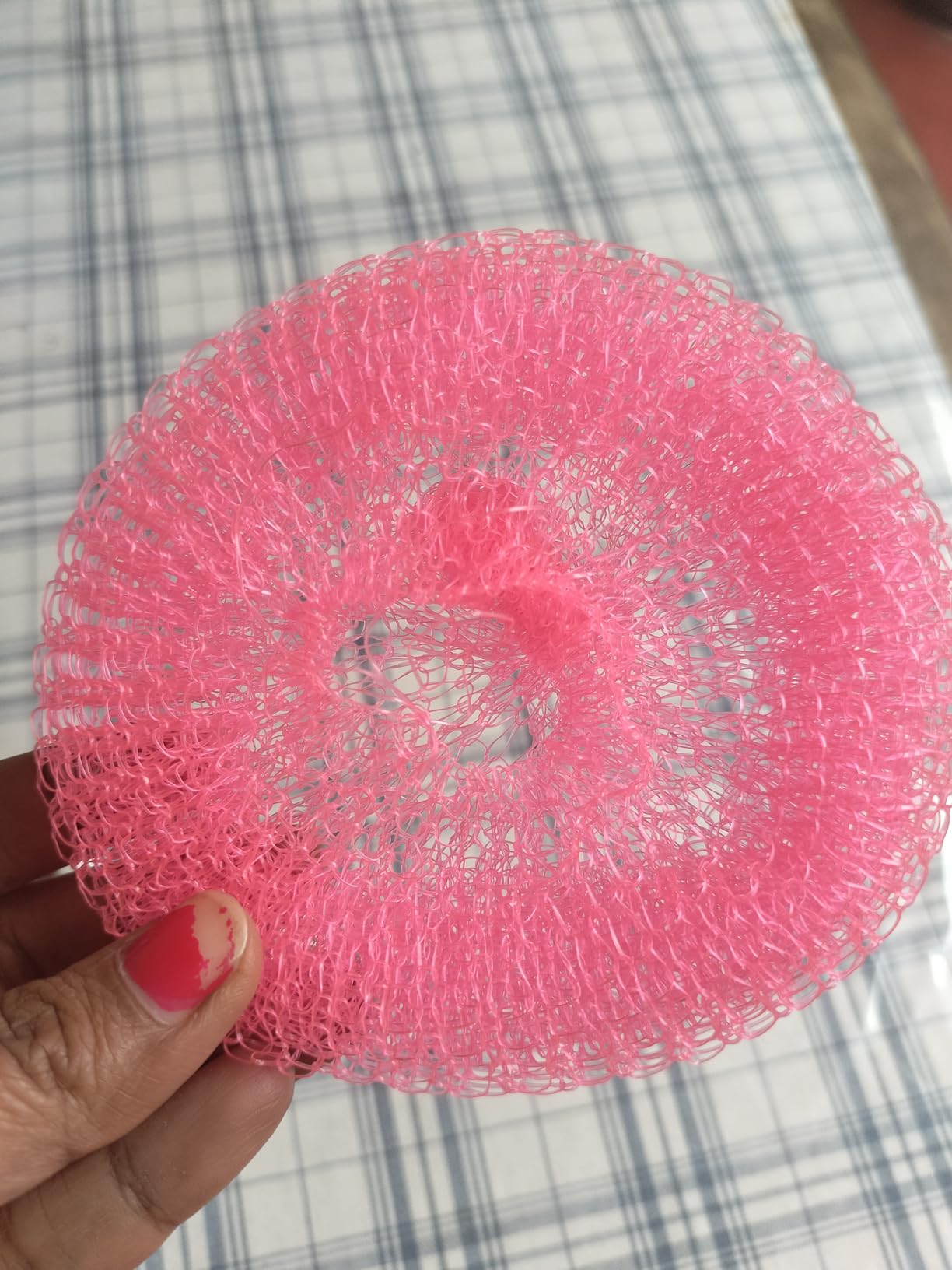JSV Multi Colour Nylon Plastic Circle Sponge Scrubber Kitchen ...