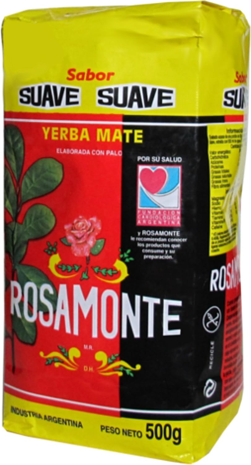 Yerba Mate Rosamonte Suave 500g : Amazon.co.uk: Grocery