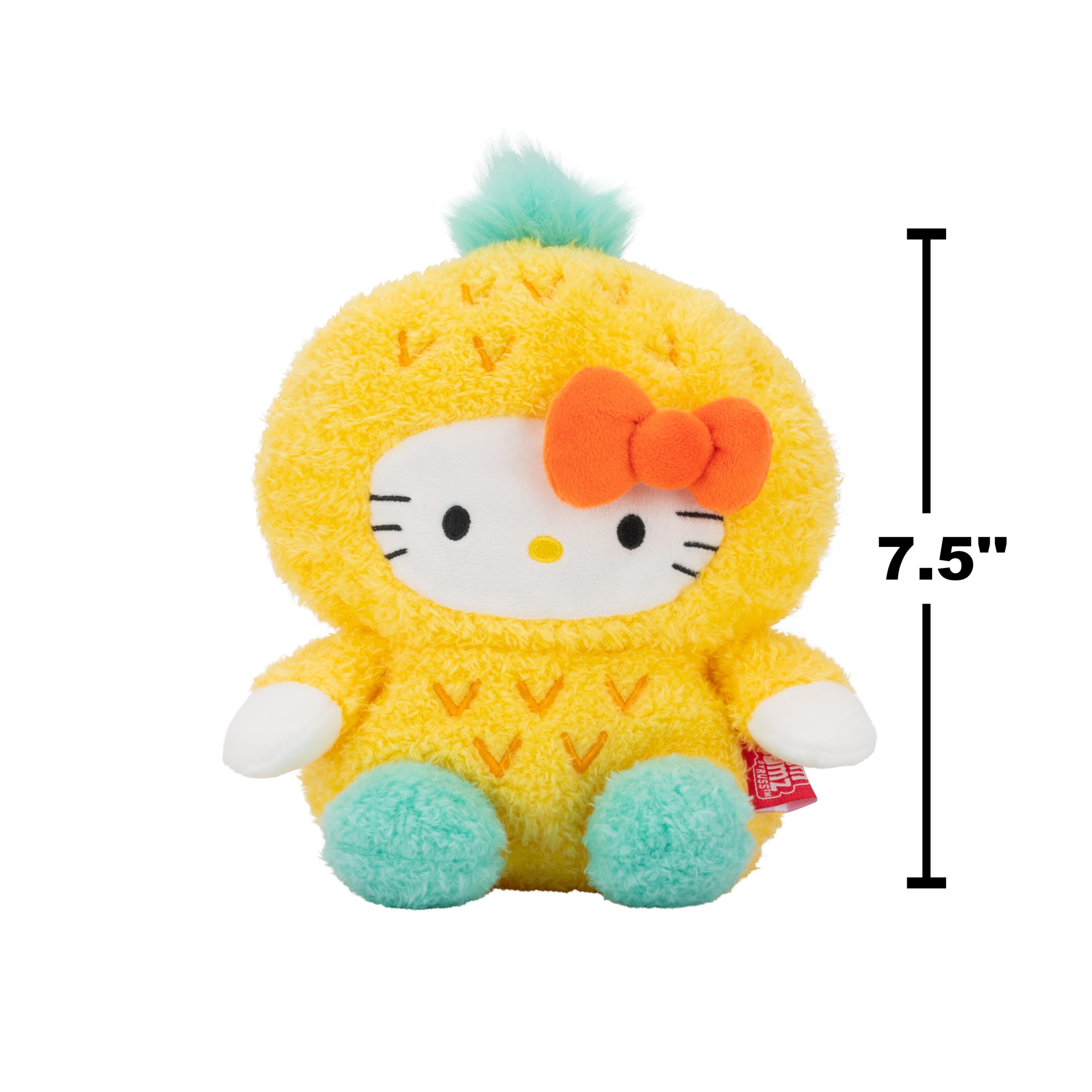 Snapklik.com : 7.5-inch Hello Kitty FruitBumz Plush - Sanrio Hello Kitty Dressed As A Pineapple ...