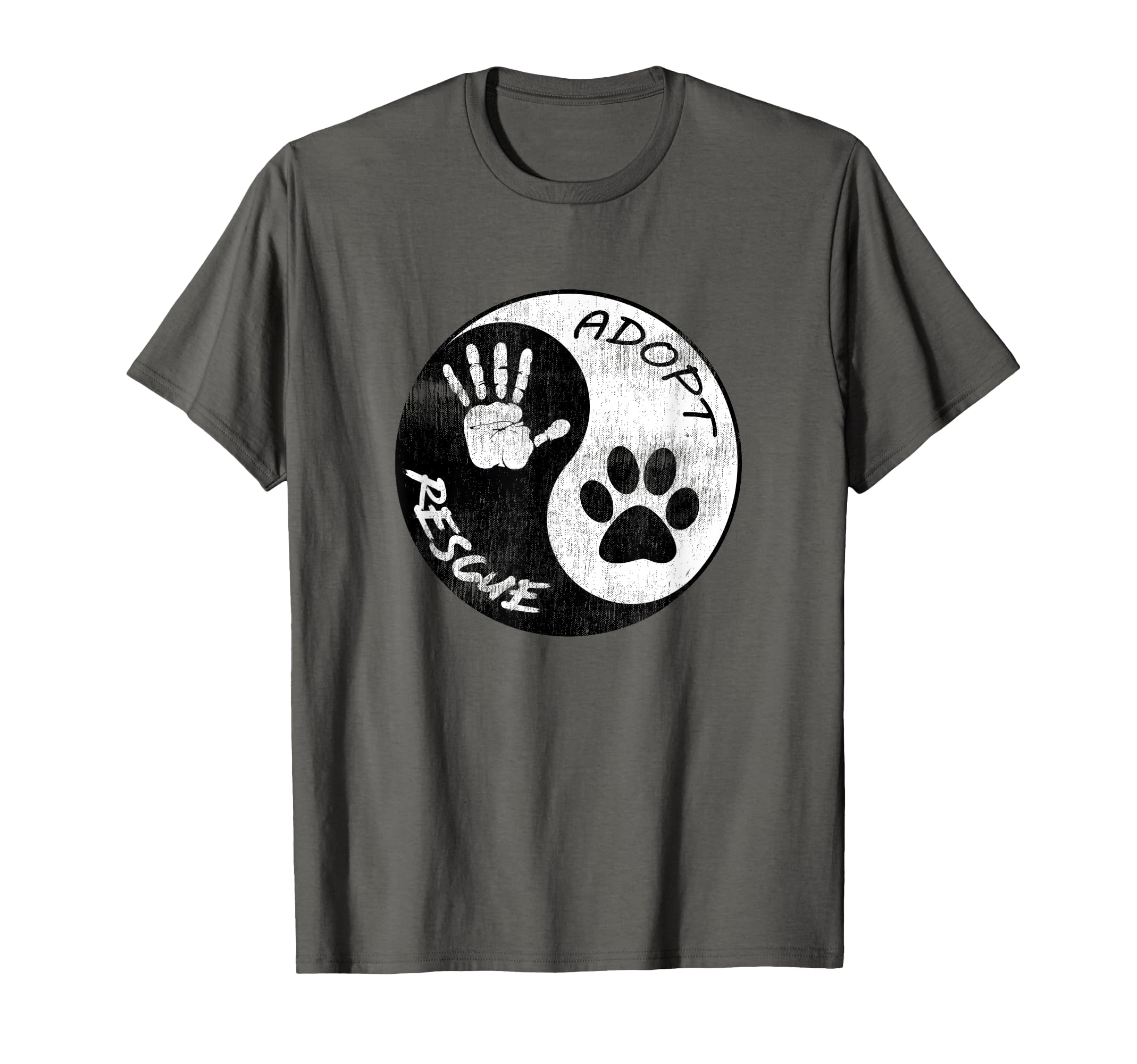 Amazon.com: Adopt and Rescue Animal Tshirt for Animal Foster & Shelters ...