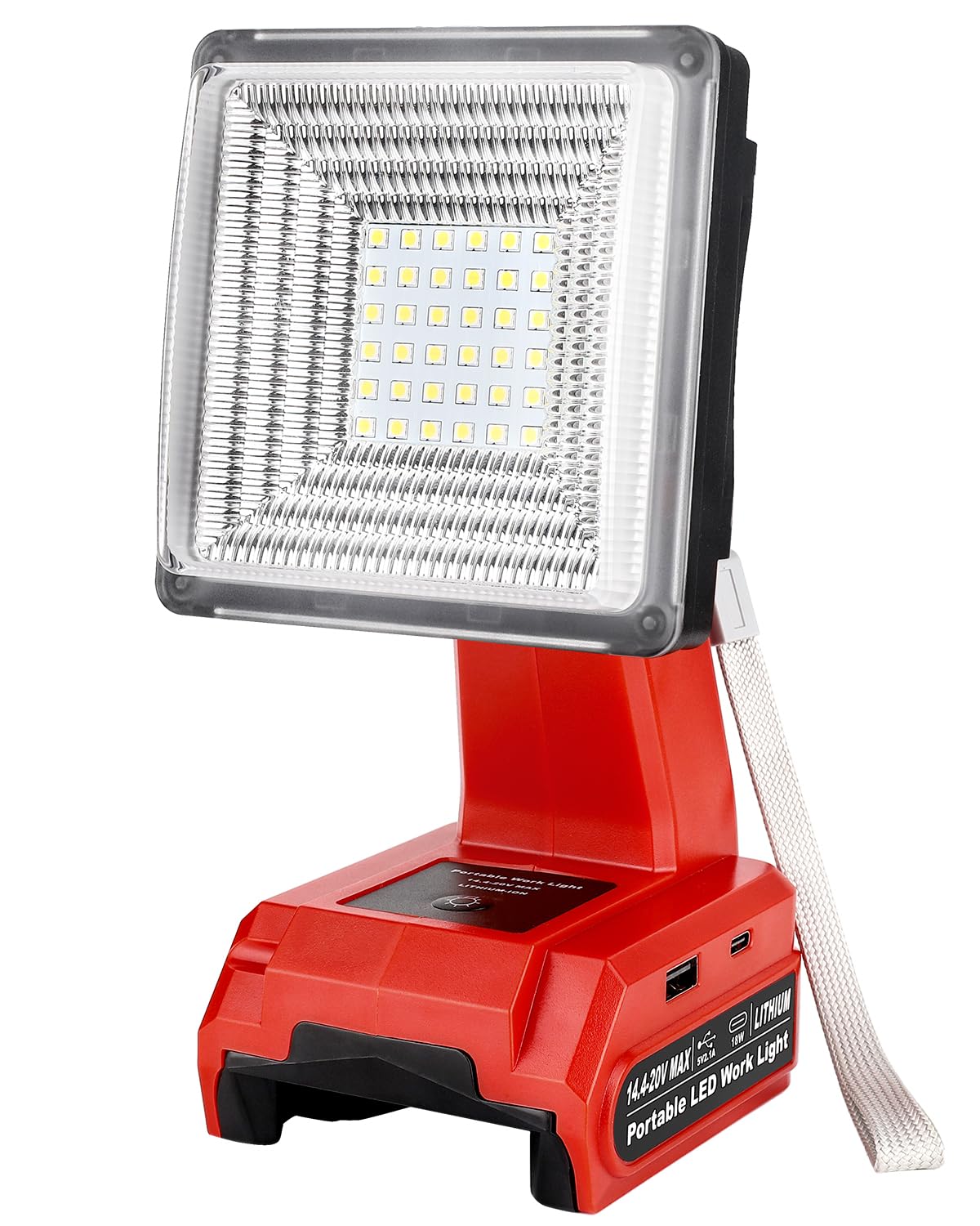 Adisipsoarin 25W LED Work Light for Milwaukee M18 18V Battery, Outdoor ...