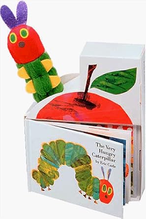 The Very Hungry Caterpillar mini book & plush set: Carle, Eric ...