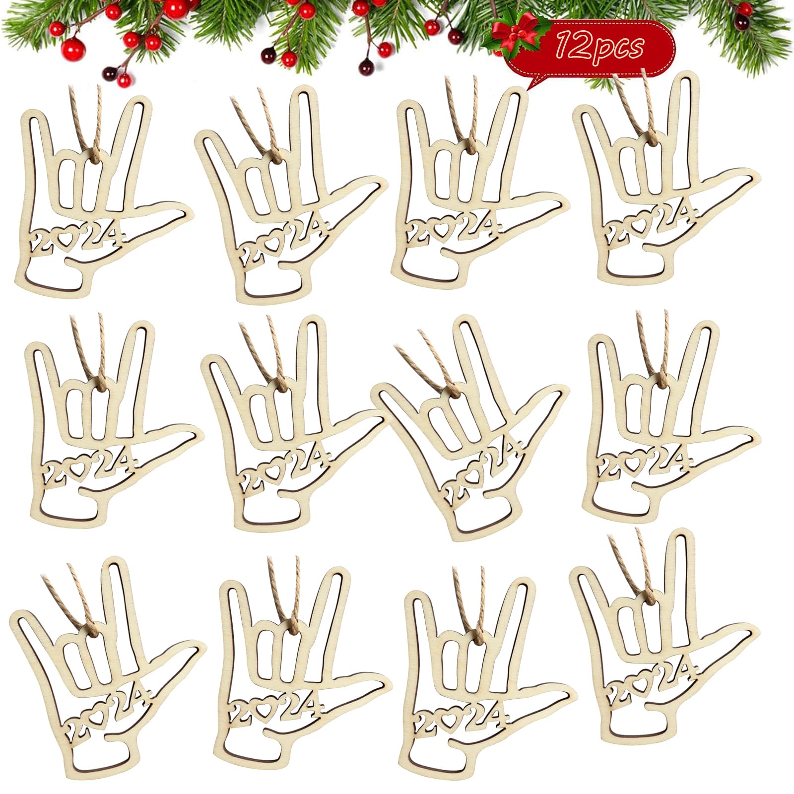Amazon.com : I Love You ASL Sign Language Hand Decor,2024 New Year ...