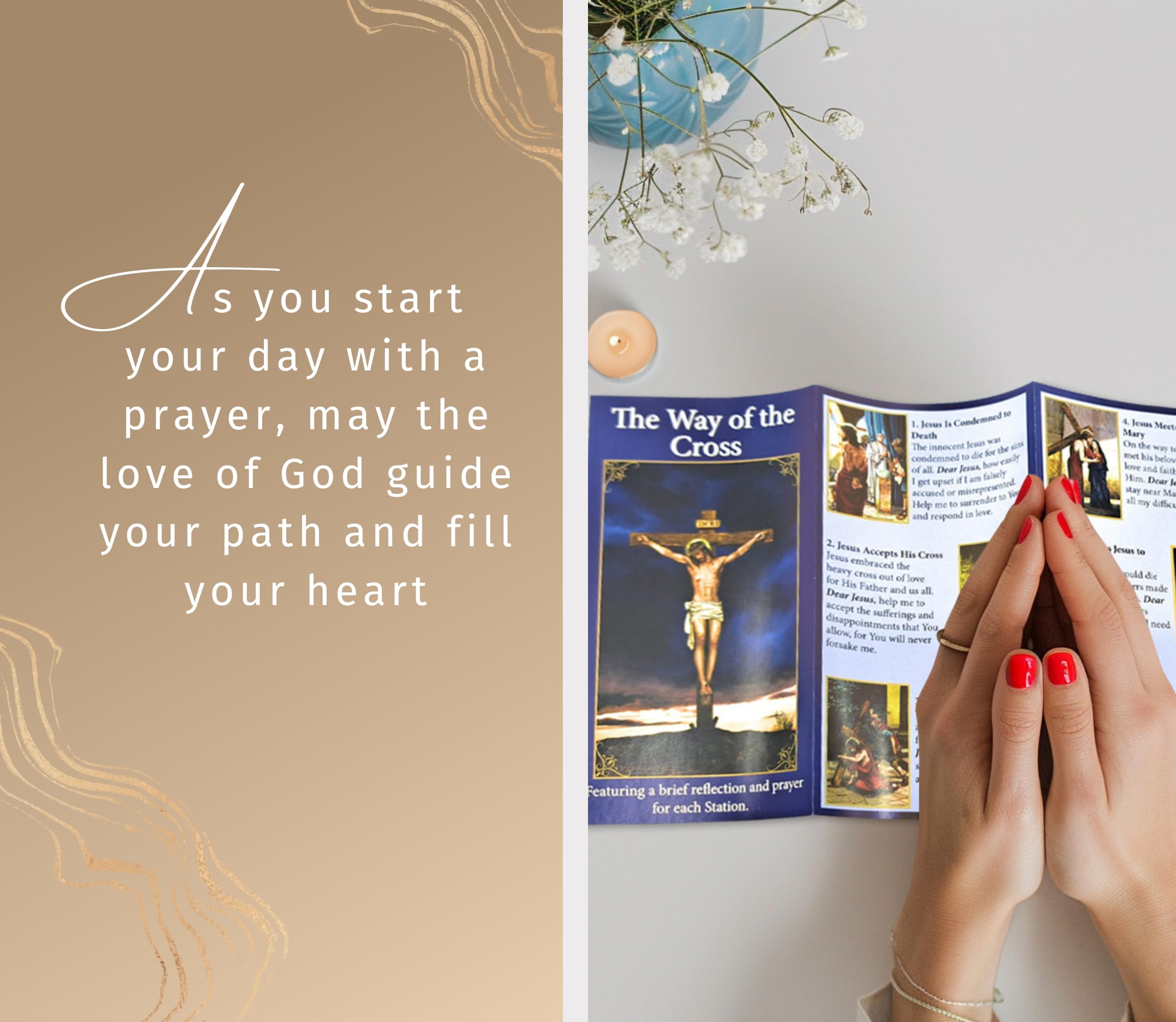 Snapklik.com : Stations Of The Cross Prayer Booklet - 6 Inch Stations ...