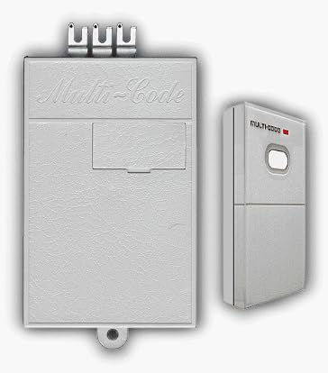 Multicode 1090-3089 - 300MHz 1 Receiver with 1 Remote - Garage Door ...