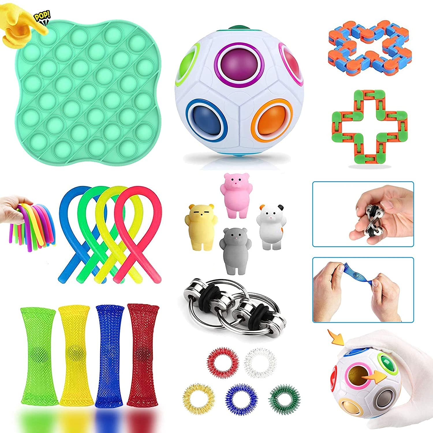 N2 Fidget Toys Set 23 Piece Sensory Fidget Toy Set | Desertcart Sri Lanka