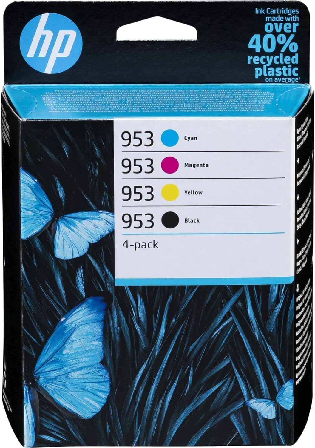 HP 937 Pack de 4 Cartouches d’Encre Authentiques CMJN : Amazon.fr ...