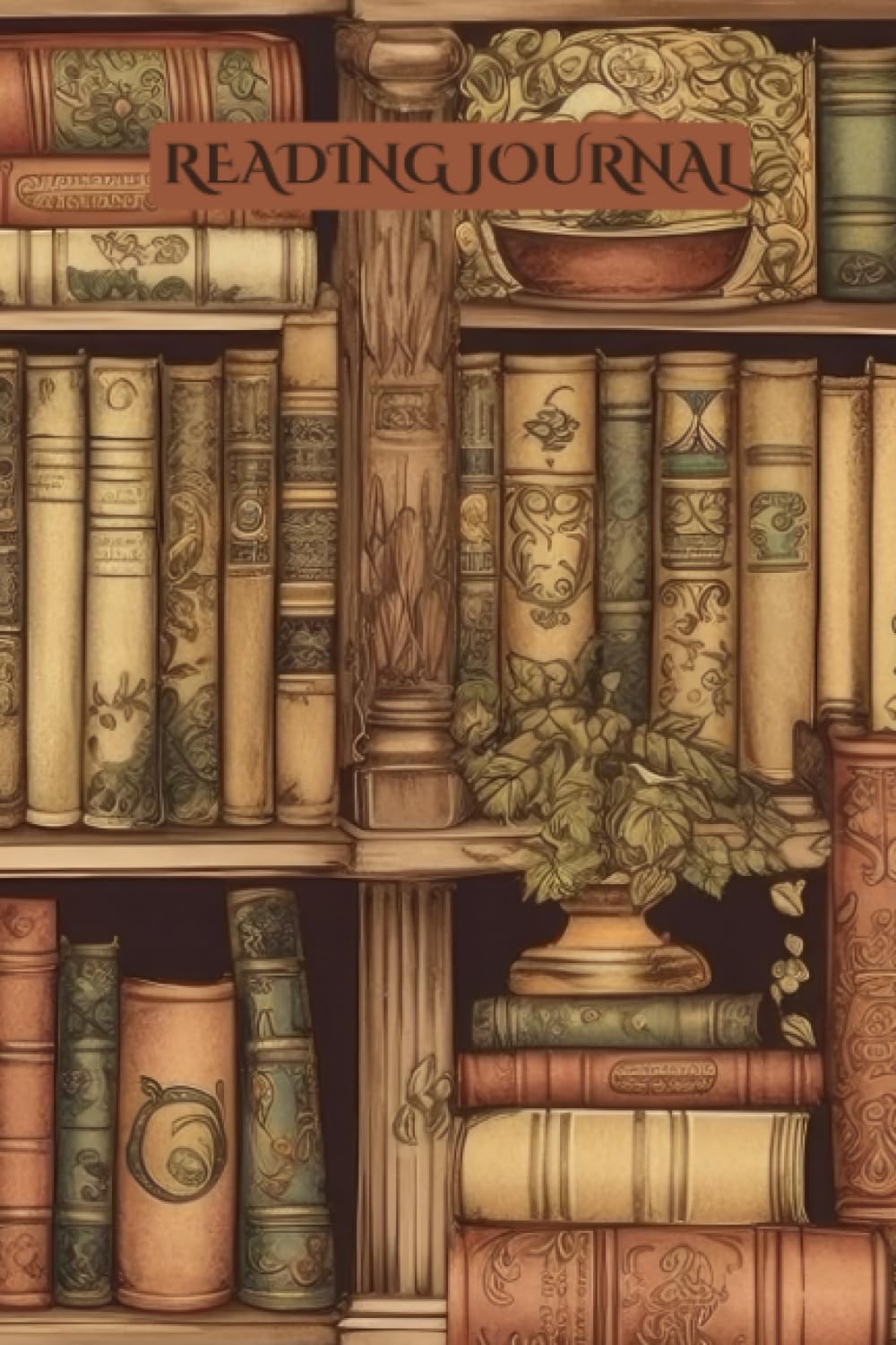 Reading Journal: Review books only ~ Space for 100 books ~ Brown ...