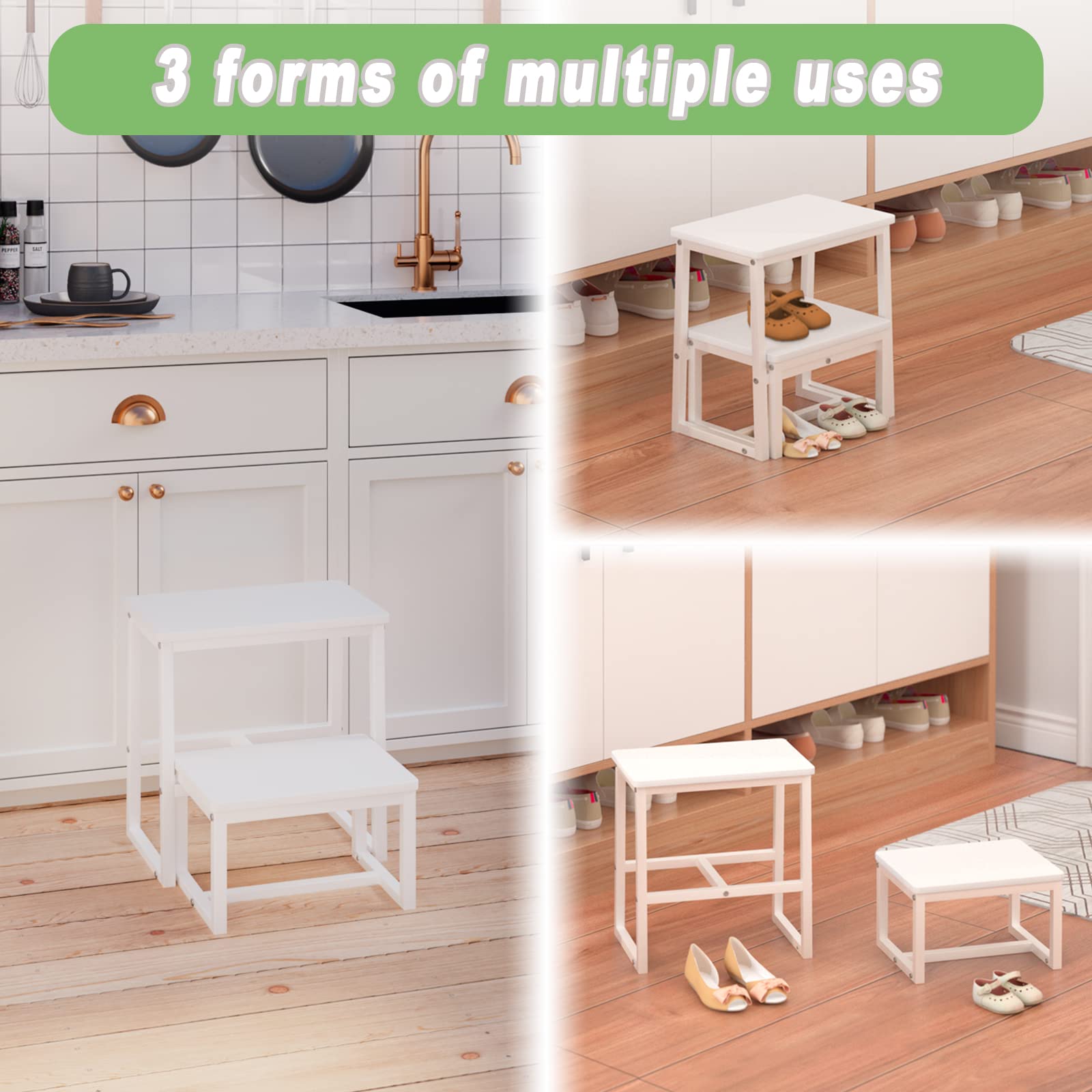 iTsst Step Stool for Adults & Kids,Holds up to 500Lb,3 in1 Heavy Duty ...