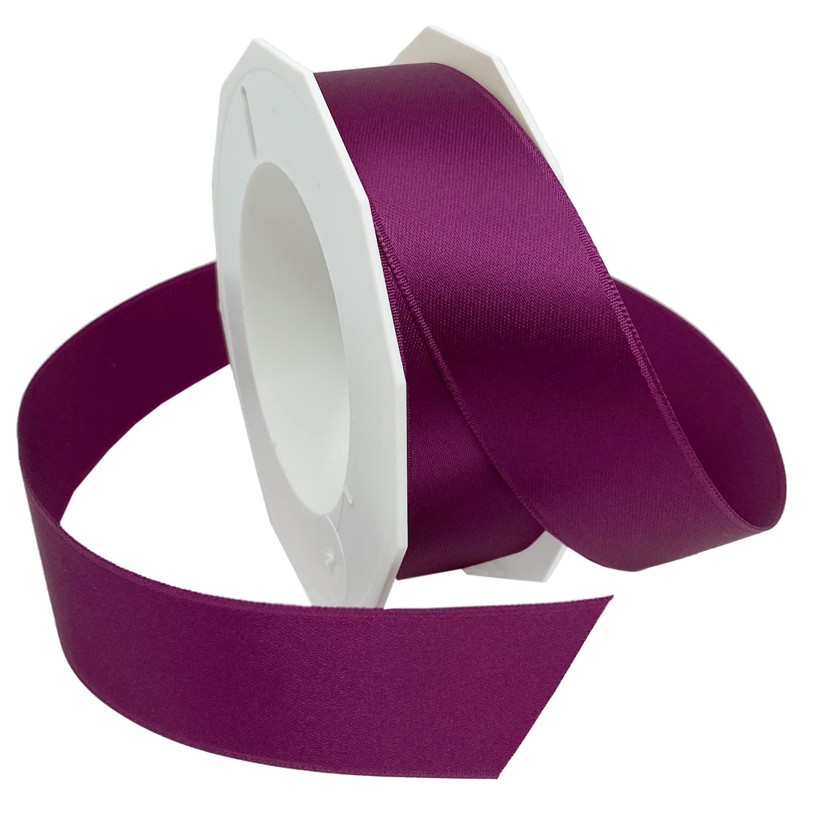 Amazon.com: Morex Ribbon DF Swiss Satin Ribbon 1 inch x 10 Yards ...