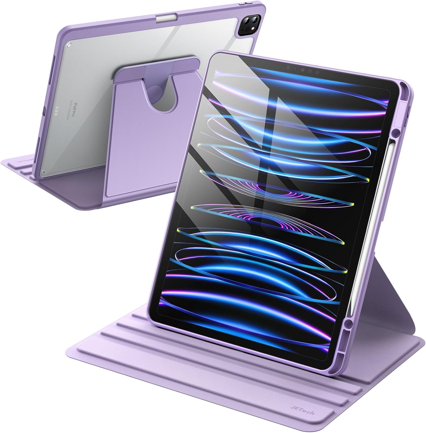 Amazon.com: JETech Rotating Case for iPad Pro 12.9-Inch (2022/2021/2020 ...