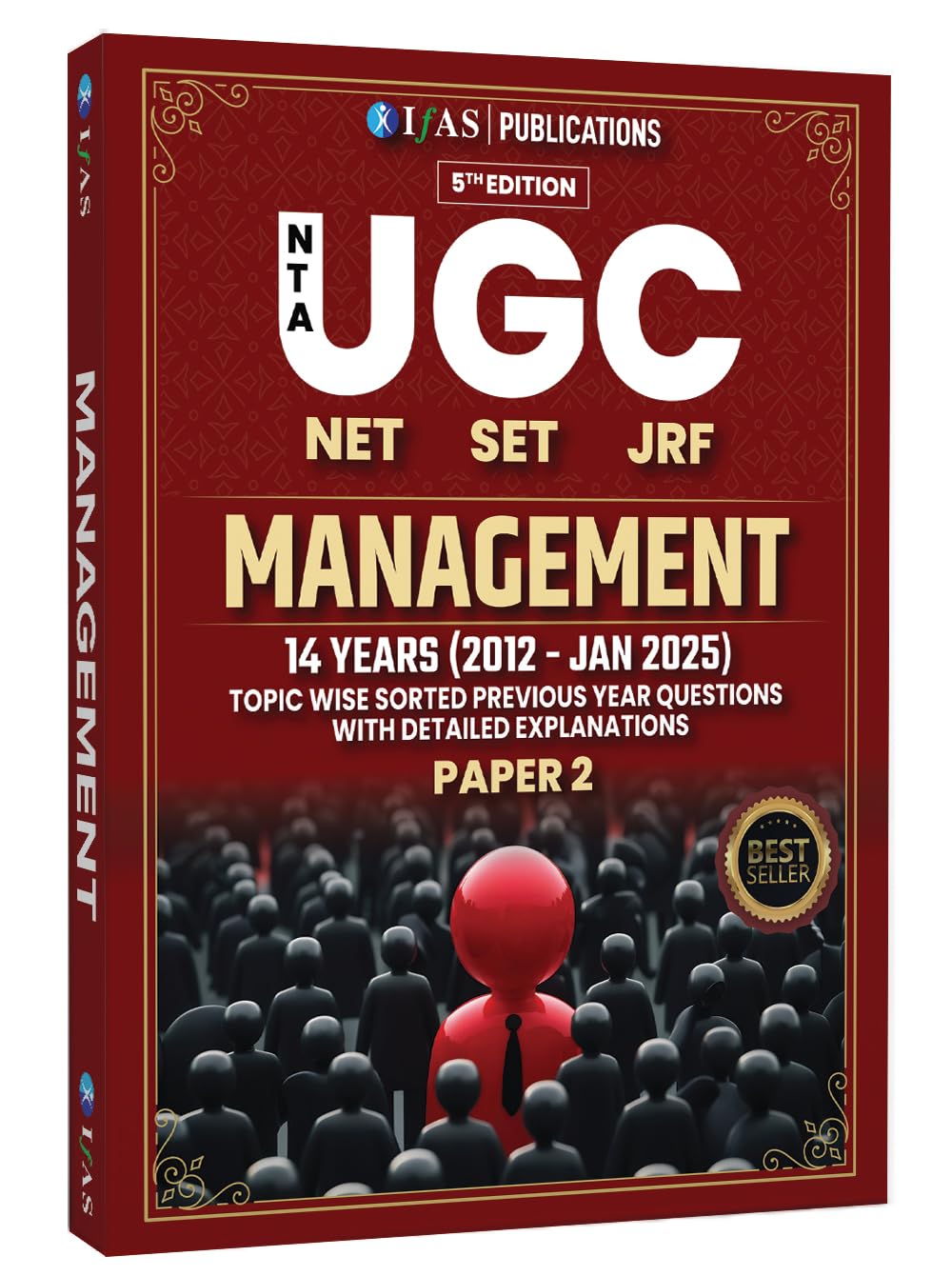 Buy NTA UGC NET/SET/JRF Management Paper 2 Book | Previous Year Solved Papers 2012- 2025 Updated ...