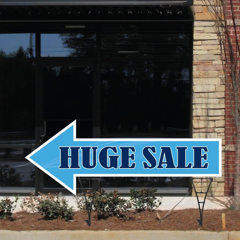 Amazon.com: VictoryStore Yard Sign Outdoor Lawn Decorations: 2 Huge ...