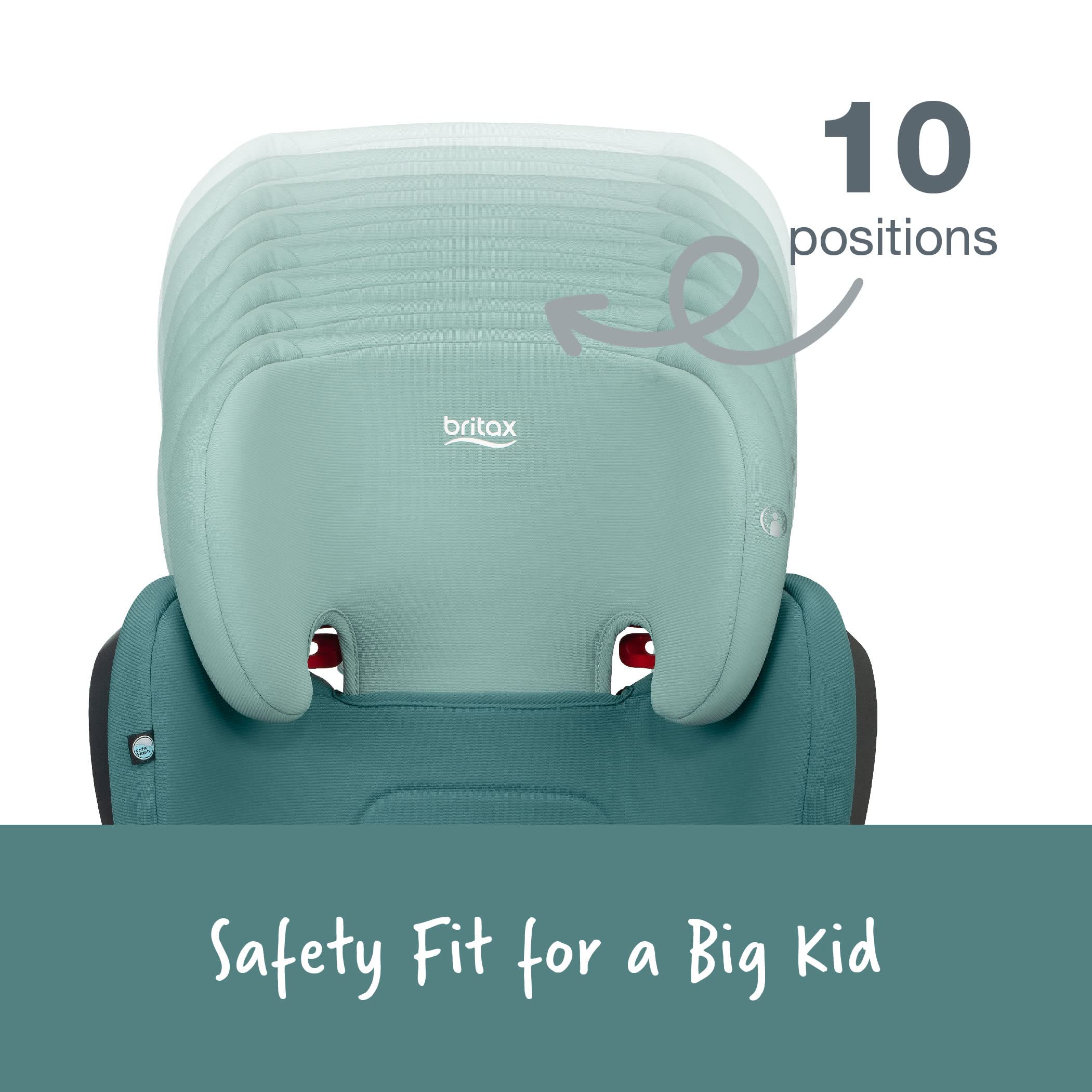 Britax Highpoint Backless Belt-Positioning Booster Seat, SafeWash Green ...
