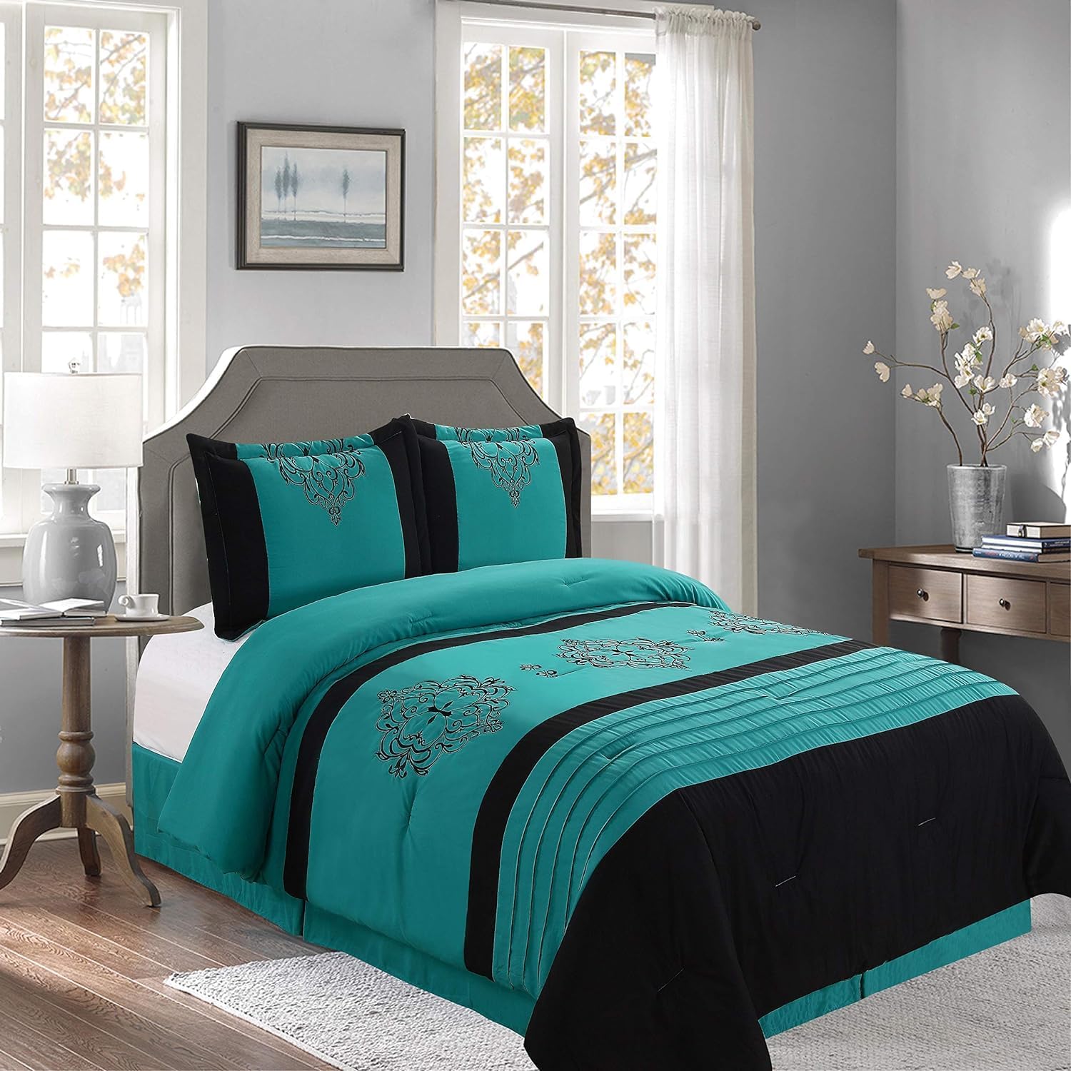 Amazon.com: Empire Home Fashion & Furtniture 8PC Comforter Set with ...