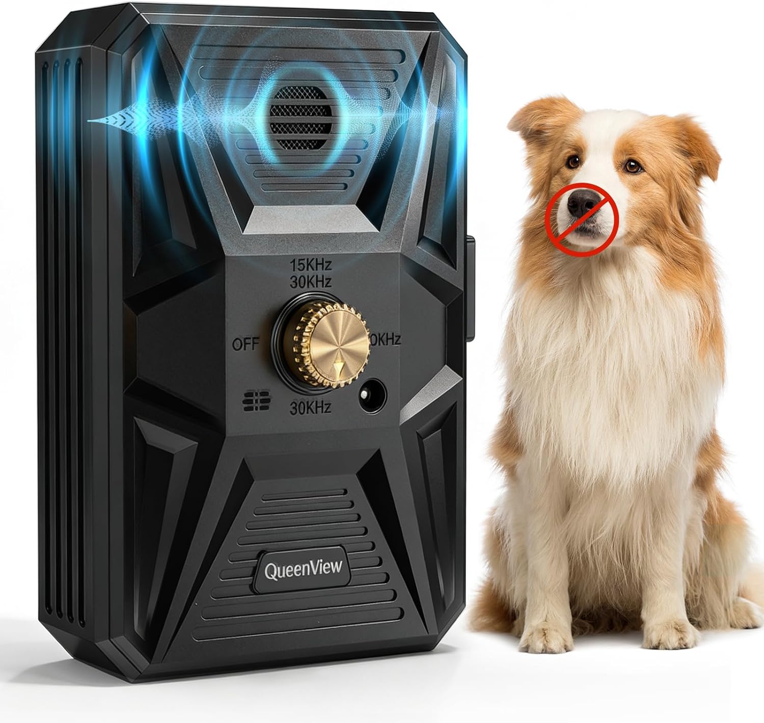 Anti Barking Devices, Auto Dog Bark Deterrent Devices Long Range 50ft ...