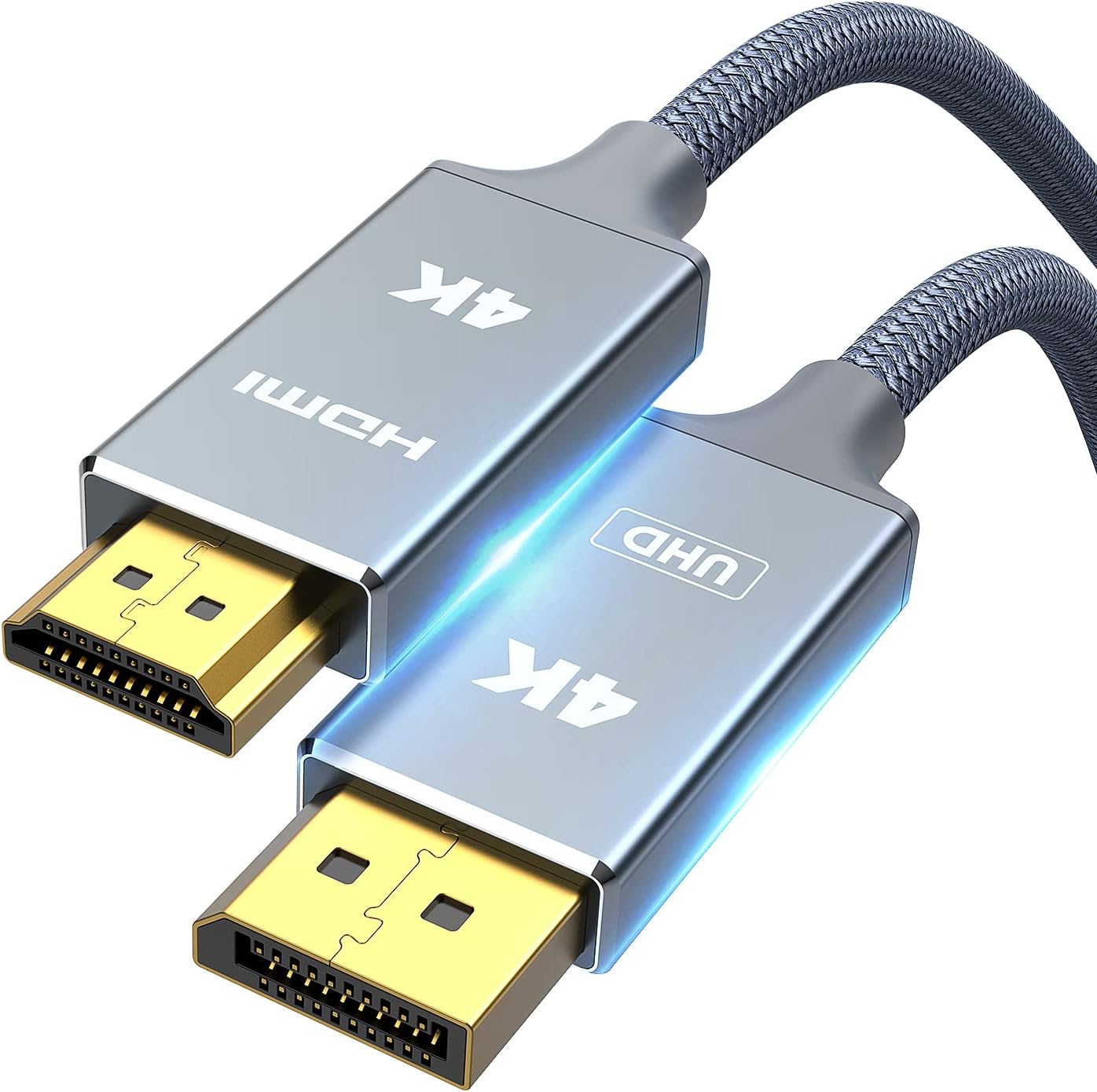 Amazon.com: Capshi DisplayPort Cable to HDMI, [4K UHD] Uni-Directional ...