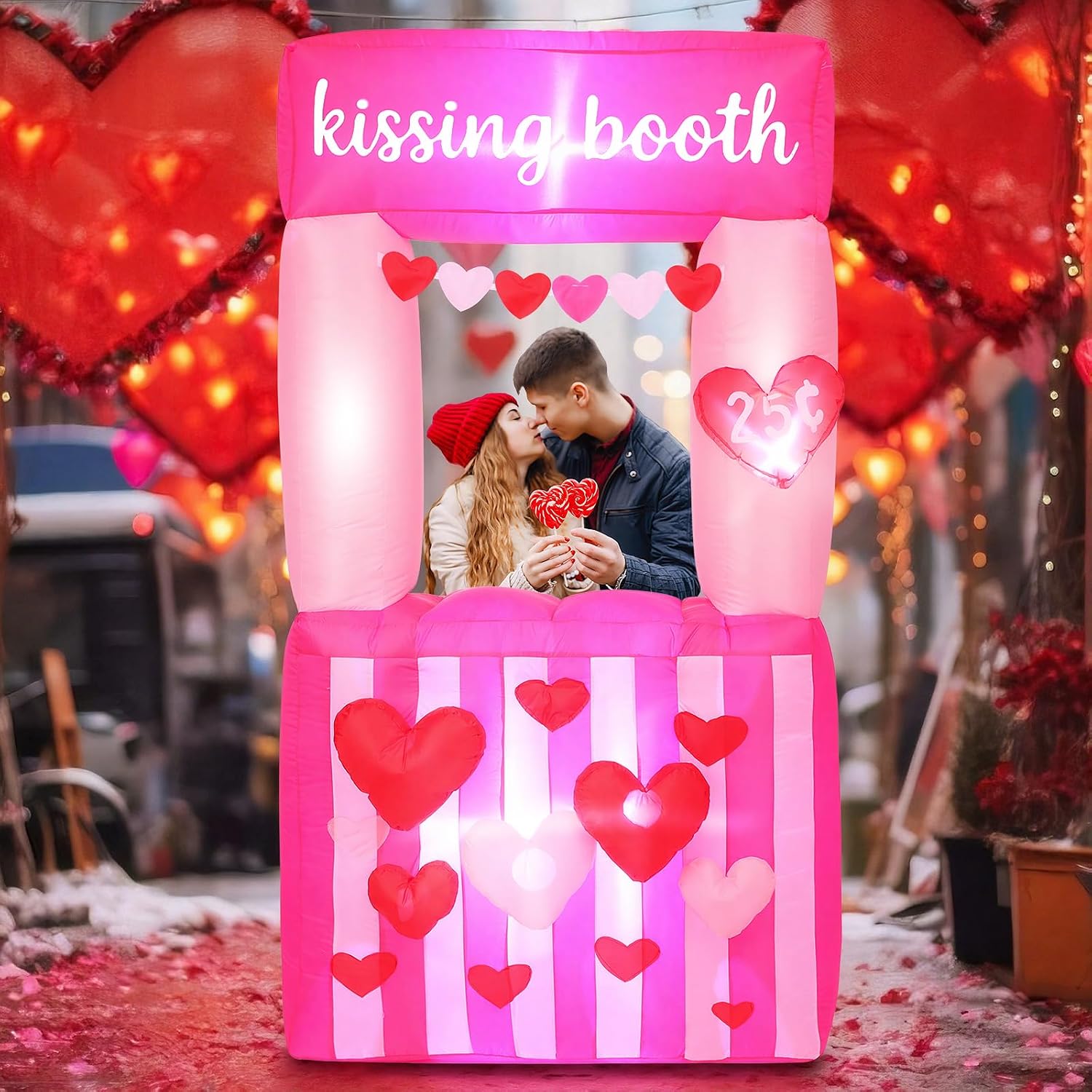 Sotiff 7 ft Valentines Inflatable Valentine Inflatable Outdoor ...