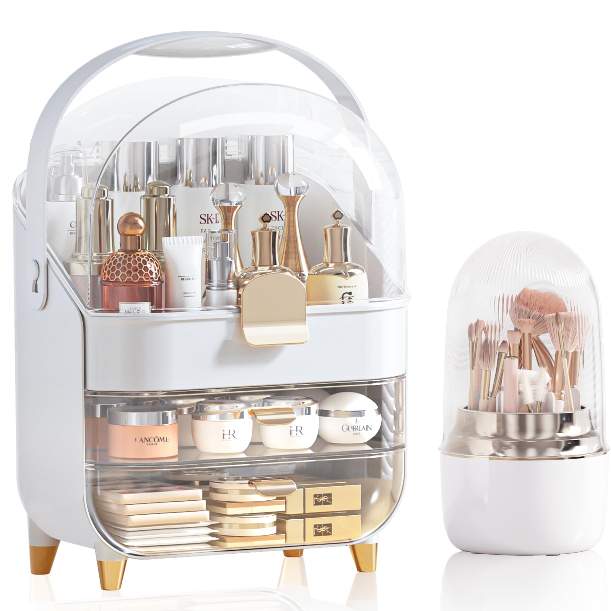 Amazon.com: Makeup Organizer, Skincare Holder Bathroom Counter ...