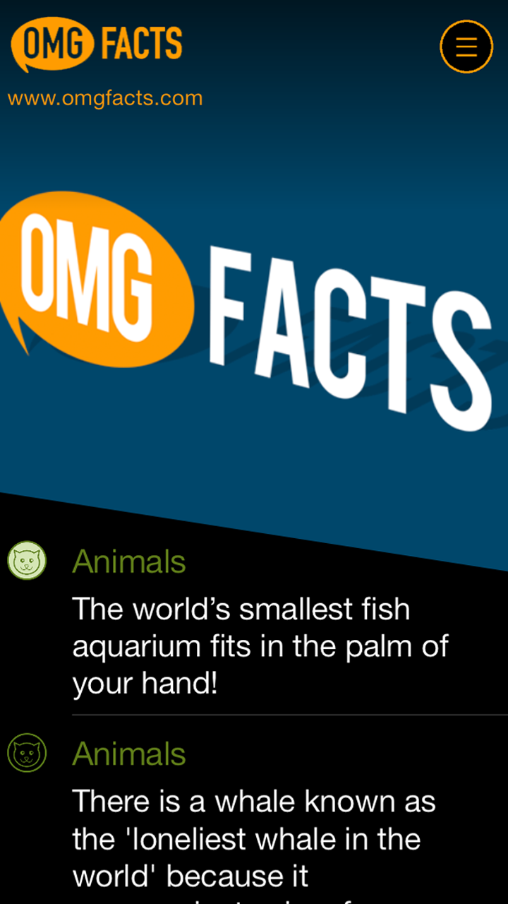 Aplicación OMG Facts: Fun New Facts Daily en Amazon Appstore