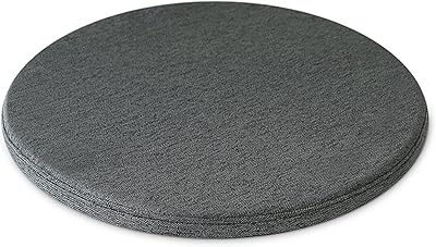 Amazon.com: 14" Round Memory Foam Chair Cushion Detachable Bar Stool ...