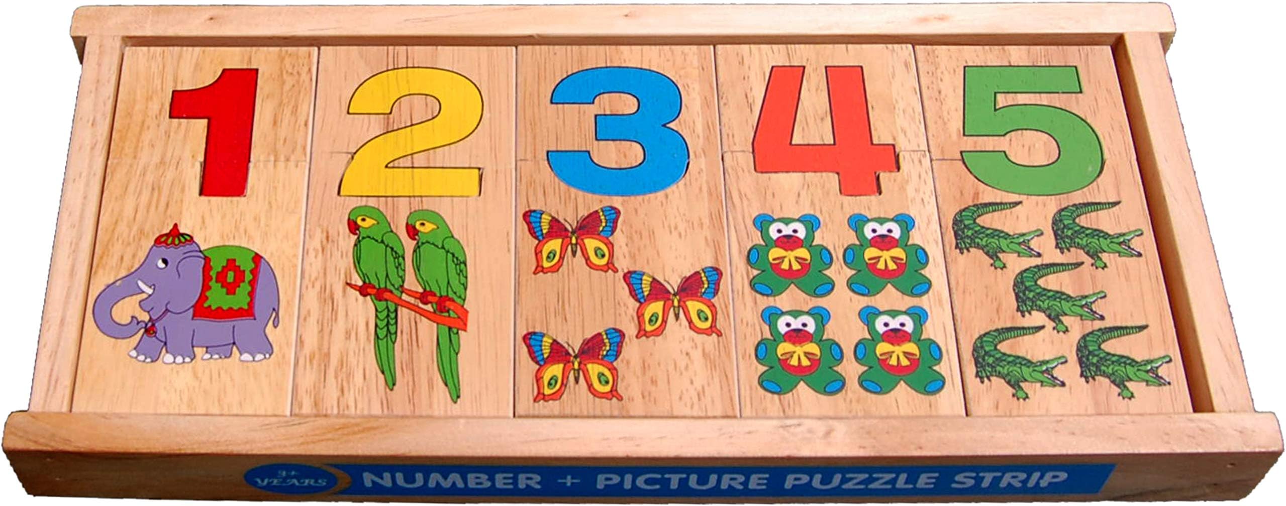 Little Genius Number and Picture Puzzle Strip : Amazon.in: Toys & Games