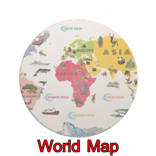 World Map - App on the Amazon Appstore