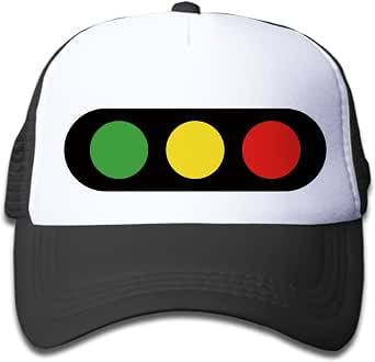 Amazon.com: StyleWe Baseball Caps Traffic Light Black White Hat ...