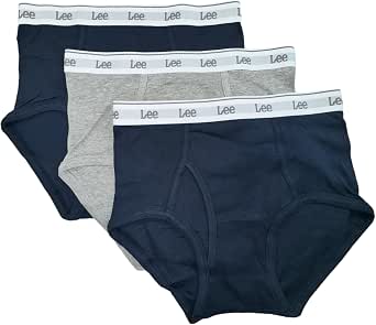 Lee Cotton Briefs, 3-Pack, 100% Cotton, Sizes Small-XX-Large, Classic ...