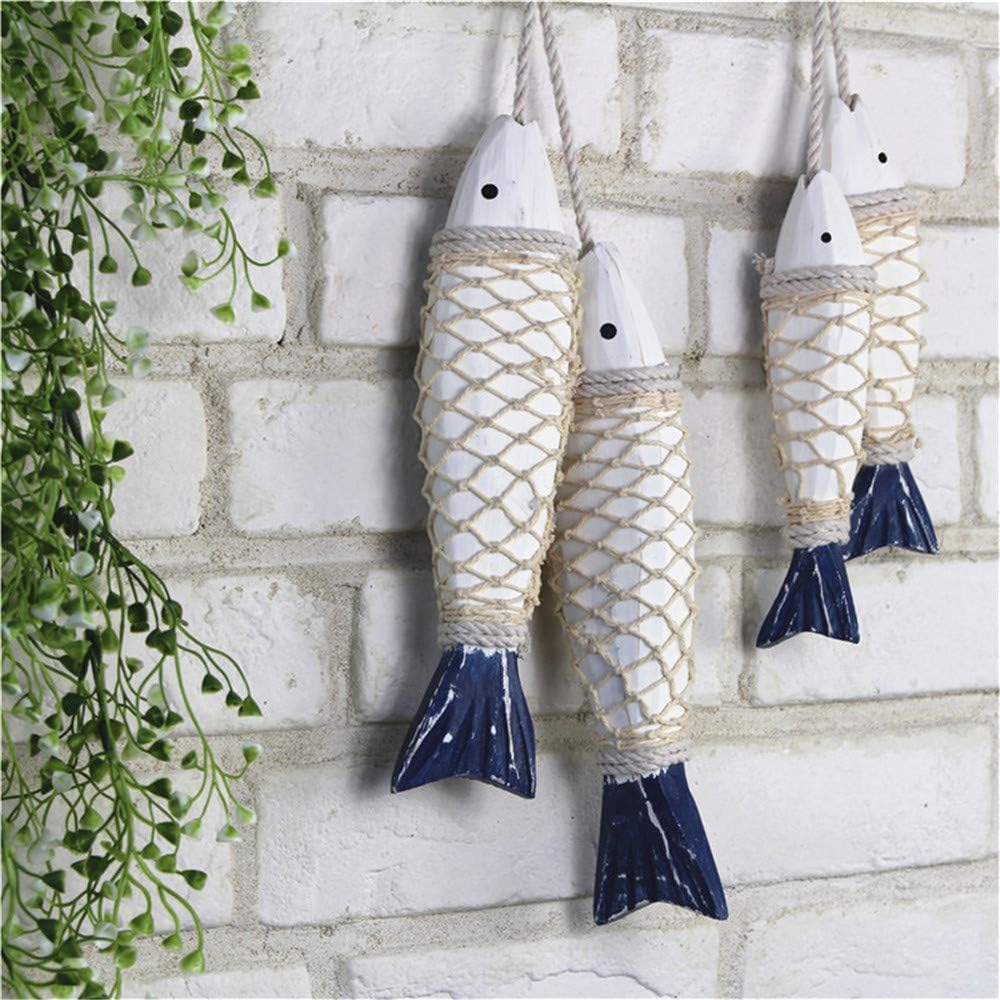 Amazon.com: Antique Wood Fish Vintage Decor Ornament Wall Hanging Hand ...