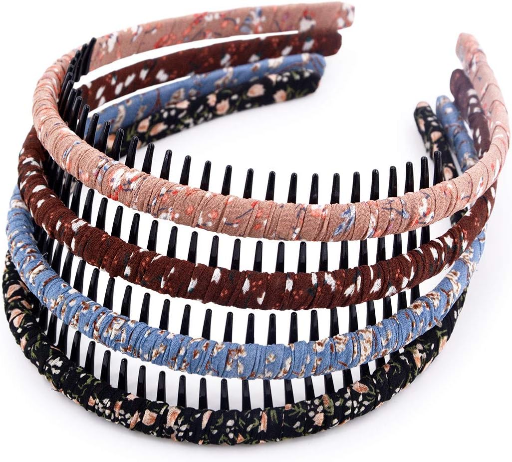 Amazon.com : Sibba Headbands Head Bands 4 PCS Elastic Hair Band Hoop ...