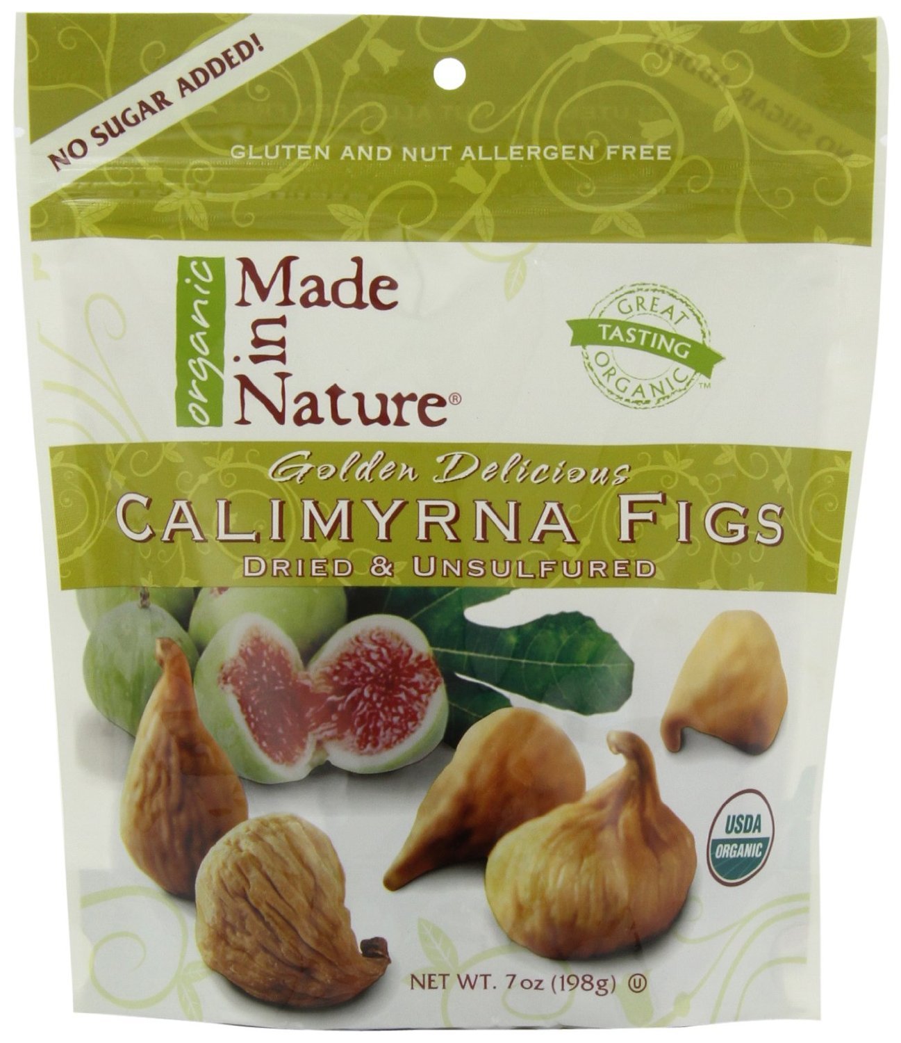 Amazon.com: Made in Nature Organic Calimyrna Figs, Sun-dried and ...