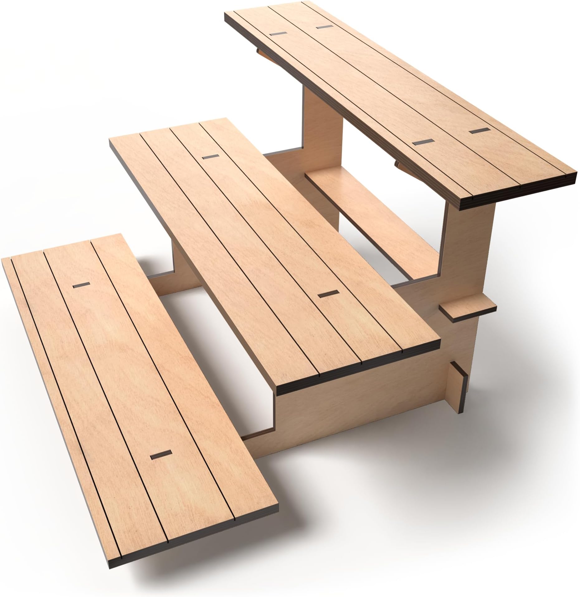 Amazon.com: BabeNova 8-Tier Collapsible Wood Display Stand – Wavy Cloud ...