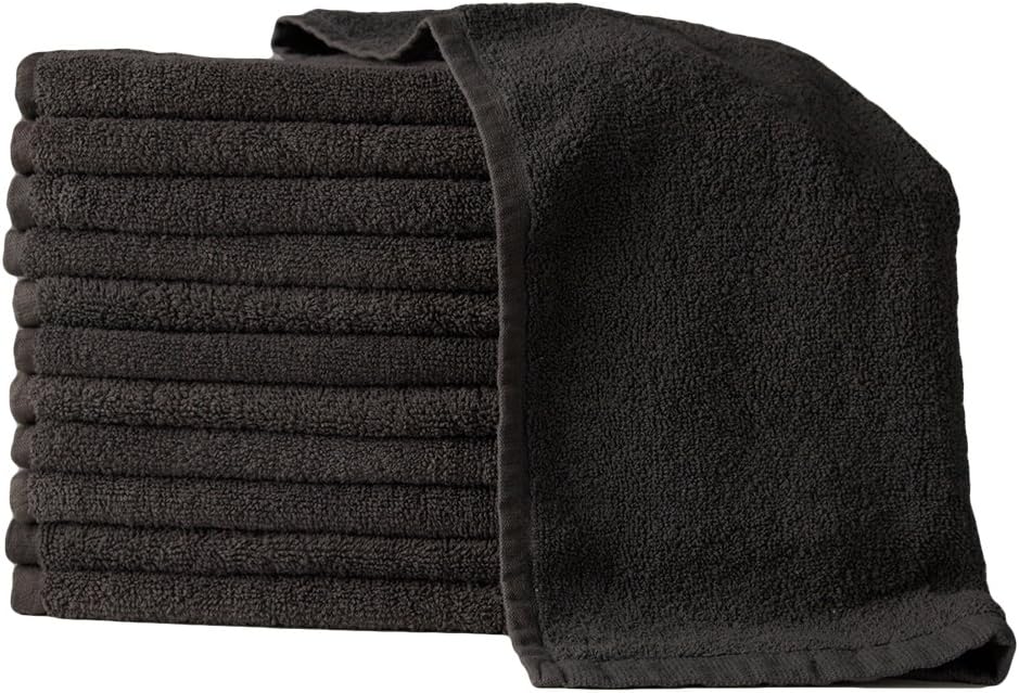 Amazon.com: American Terry Mills 12 Dozen 100% Cotton Salon Towels Gym ...