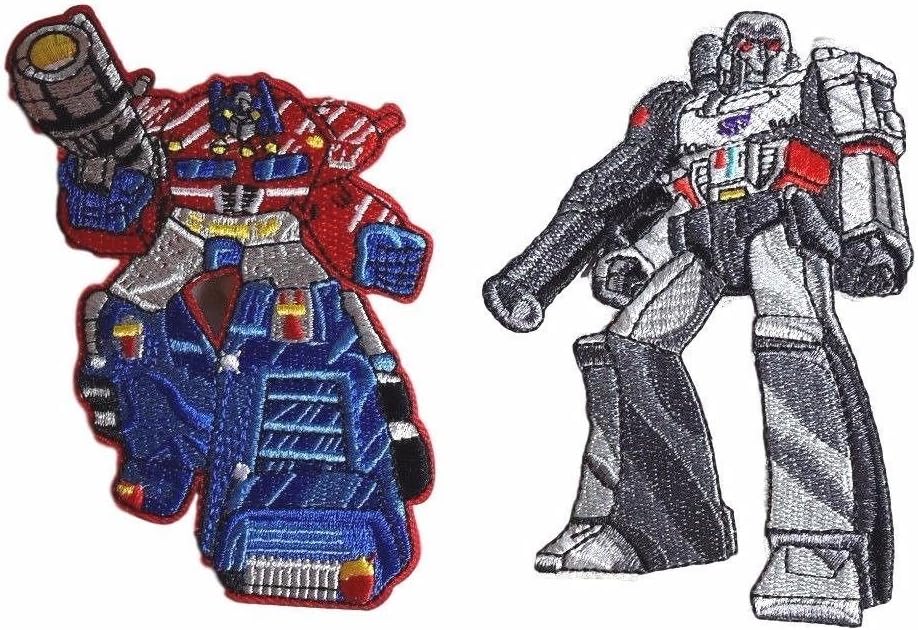 Amazon.com: Transformers Optimus Prime & Megatron Embroidered PATCH Set