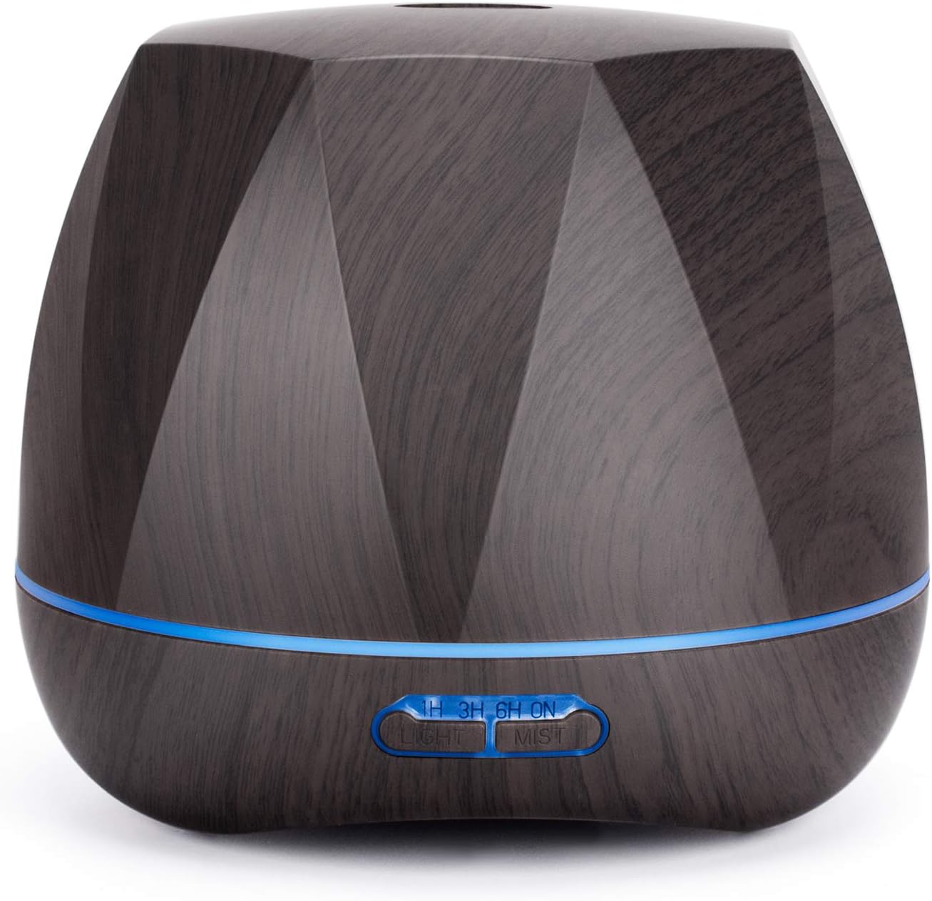 Homeweeks Diffuser, Diffuser for Essential Oils 500ml Colorful Wood ...