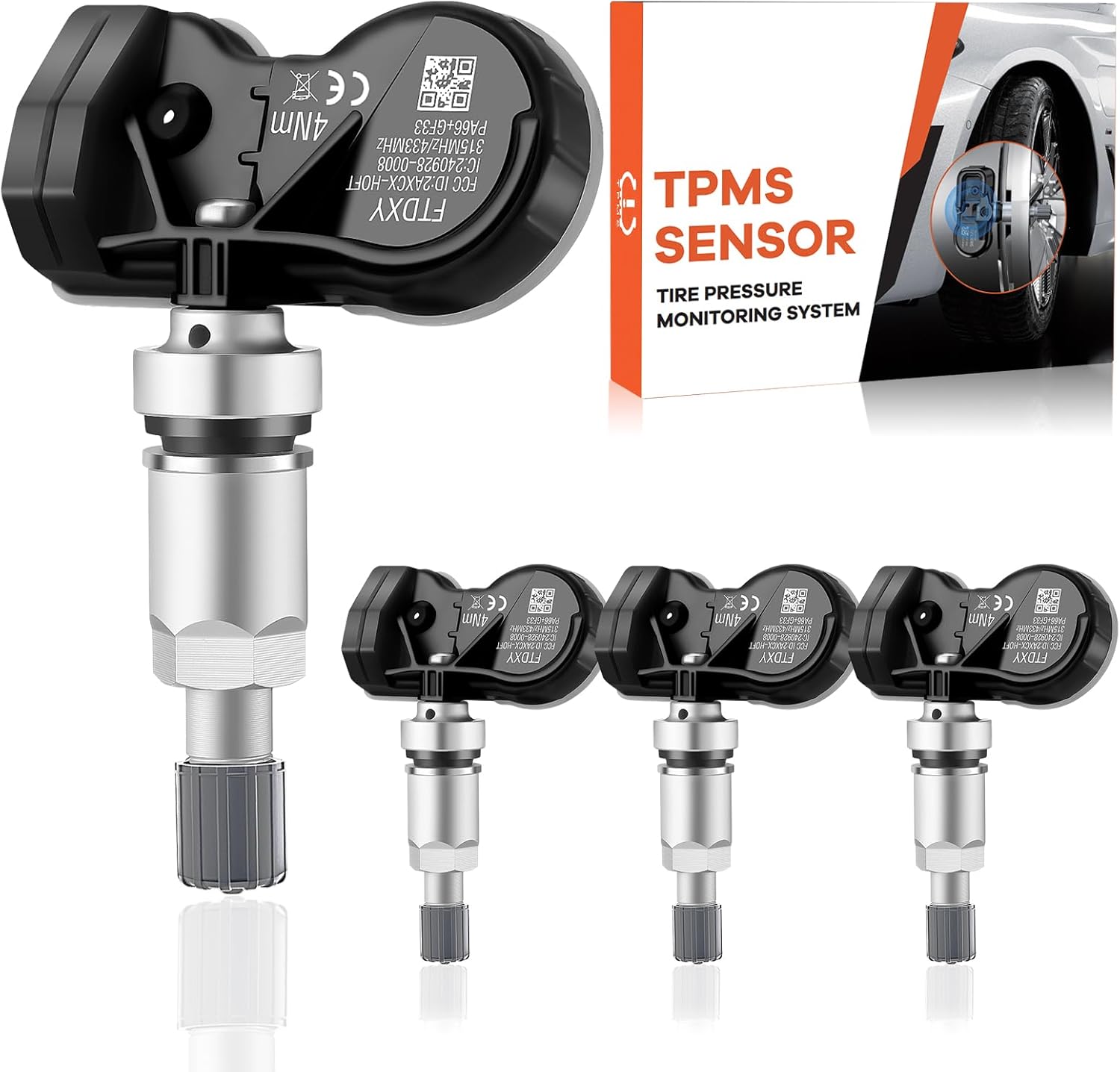 Amazon.com: ACLONG Pre-Programmed TPMS Sensors 315MHz & 433MHz Fit for ...