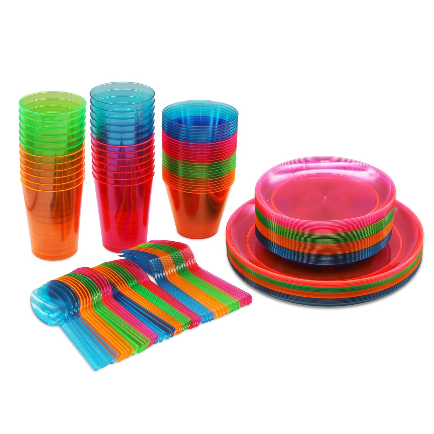 Amazon.com: Party Essentials N265298 Party Supplies Set/Blacklight UV ...