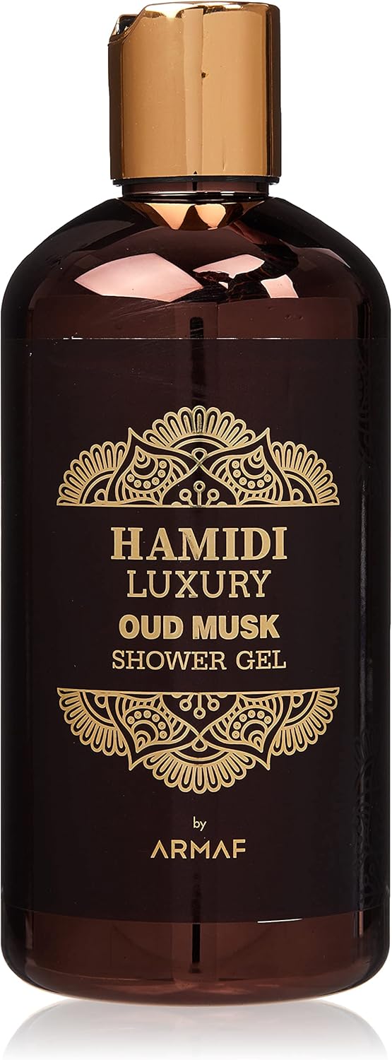 Hamidi Luxury Oud Musk Shower Gel | Shower Gel for Men and Women | Non ...