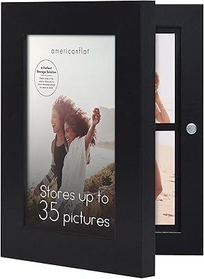 Amazon.com - Americanflat 8x10 Picture Frame in Black - Quick Change ...