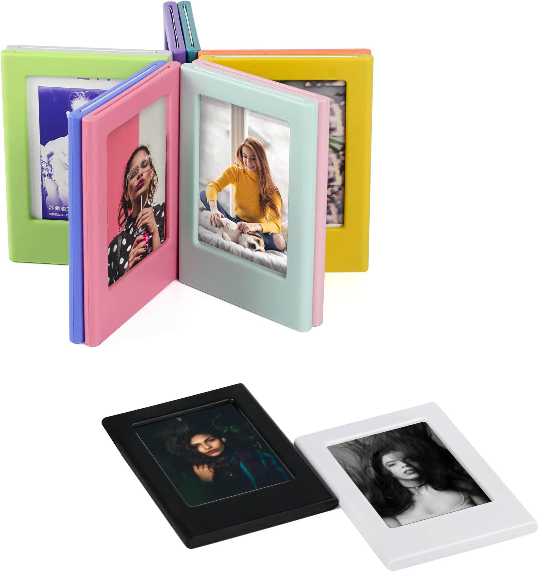 Amazon.com: TARASEEL Magnetic Mini Photo Frame with Clear Protective ...