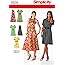 Amazon.com: Simplicity Sewing Pattern 2947 Plus Size Dresses, FF (18W ...