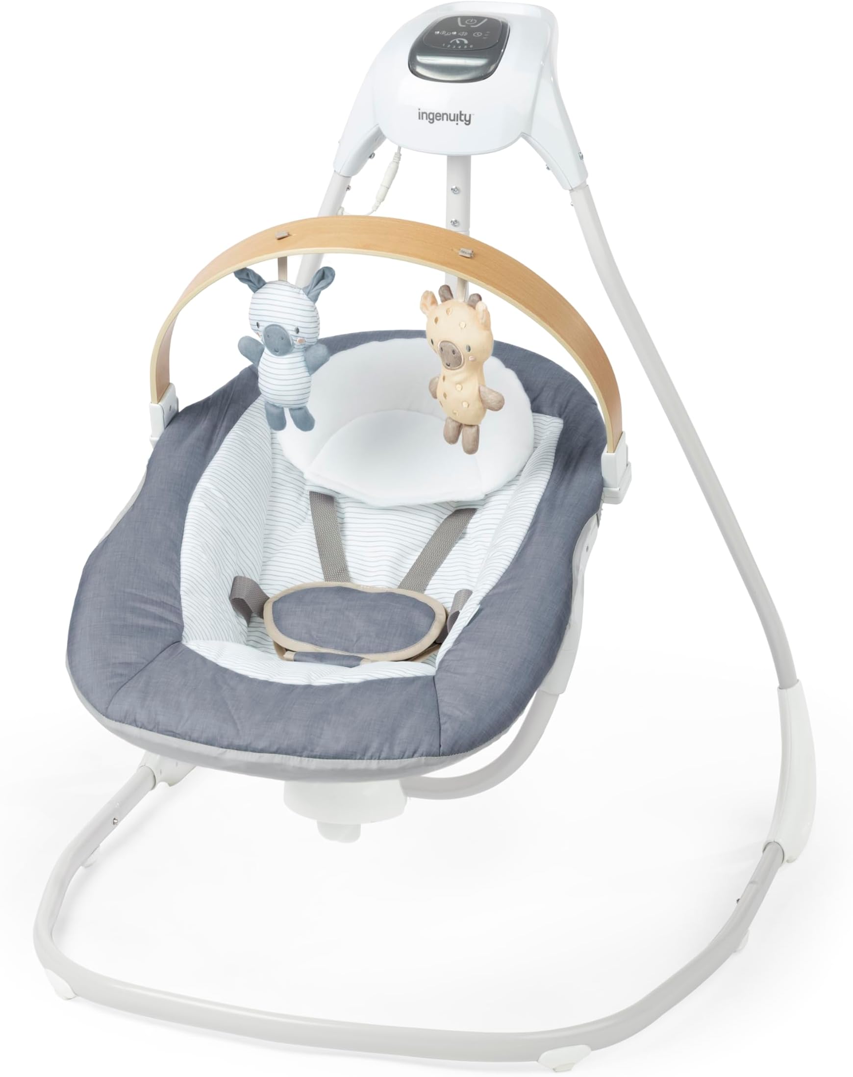 Amazon.com : Ingenuity Swing n Go Portable Swing, Removable Sustainably ...
