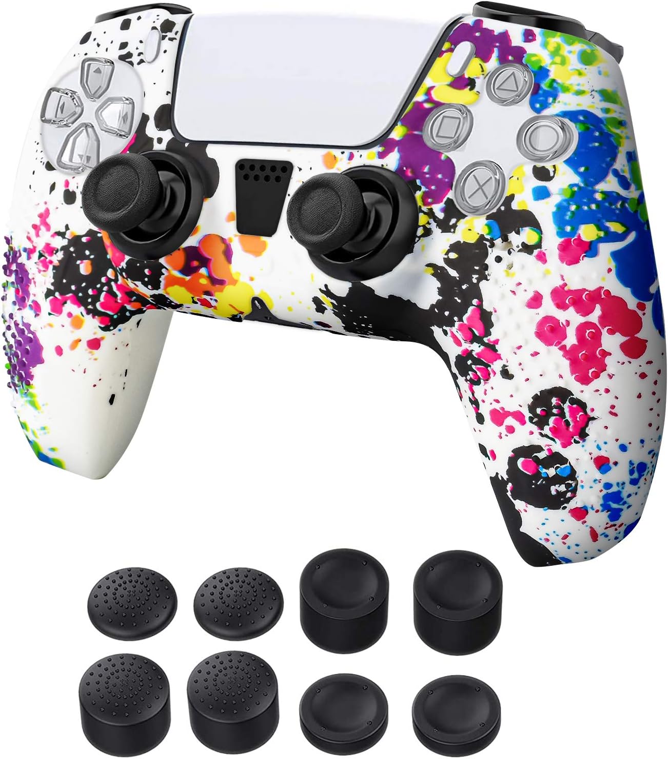 Newseego Silicone Skin Case Accessories Compatible for PS5 Controller ...
